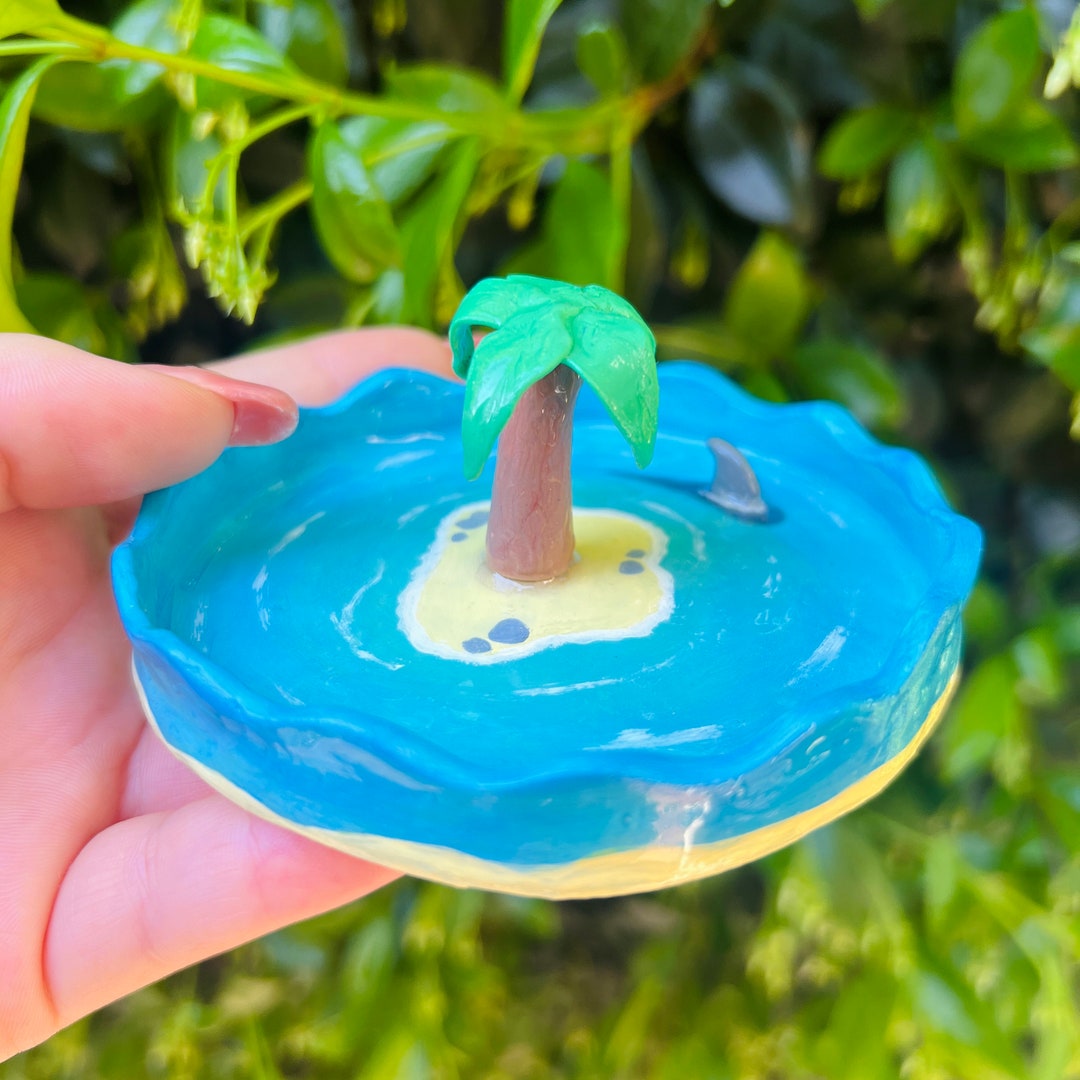 Handmade Cute Mini Trinket Tray Jewellery Dish Beach Island - Etsy
