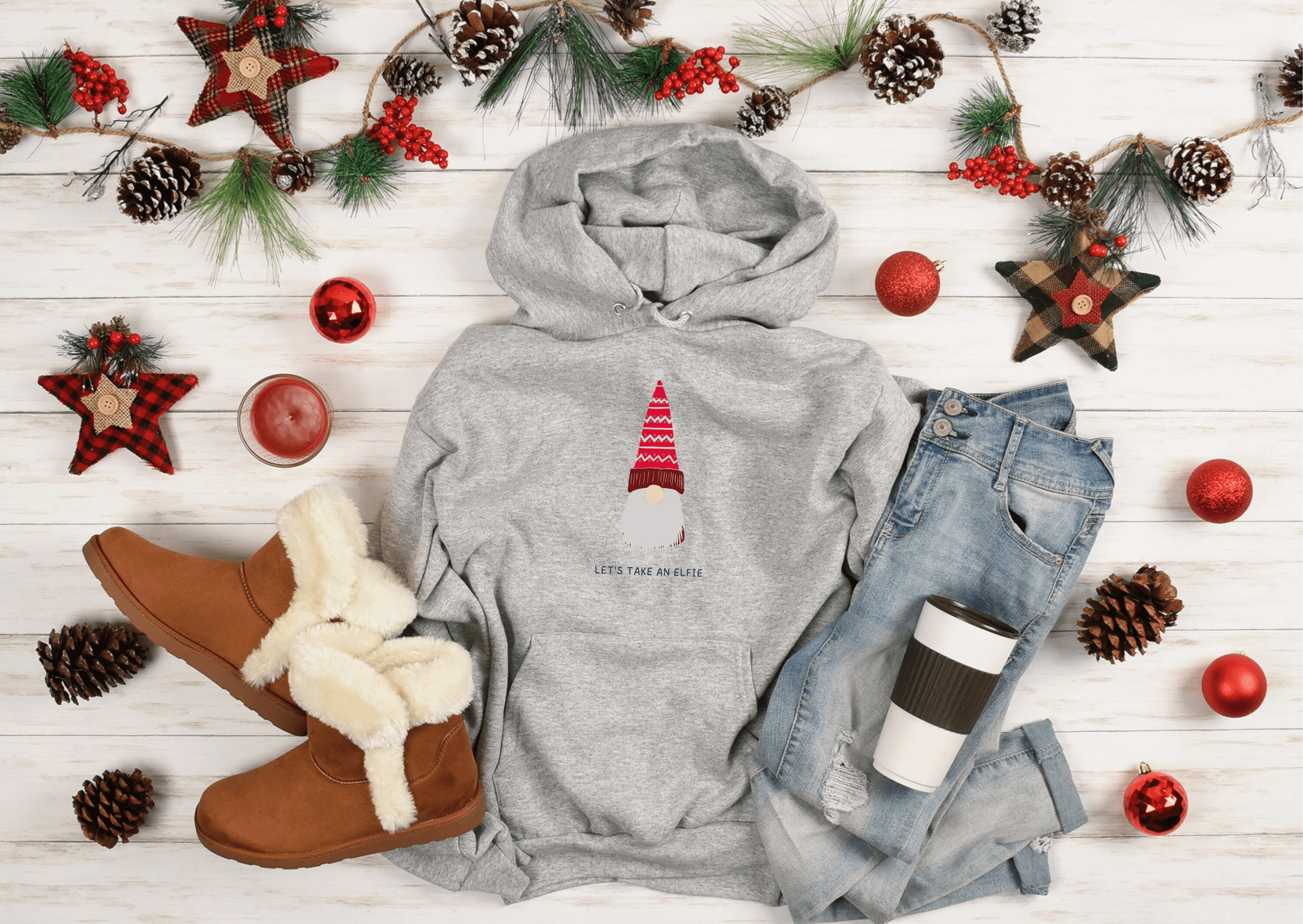 Let's Take an Elfie Digital Product SVG PDF PNG - Etsy