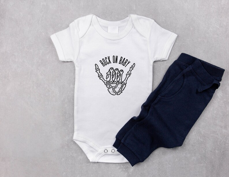 Rock on Baby Design, Rock Design, Instant Download, Digital File, Funky ...