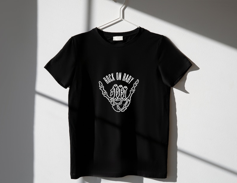 Rock on Baby Design, Rock Design, Instant Download, Digital File, Funky ...