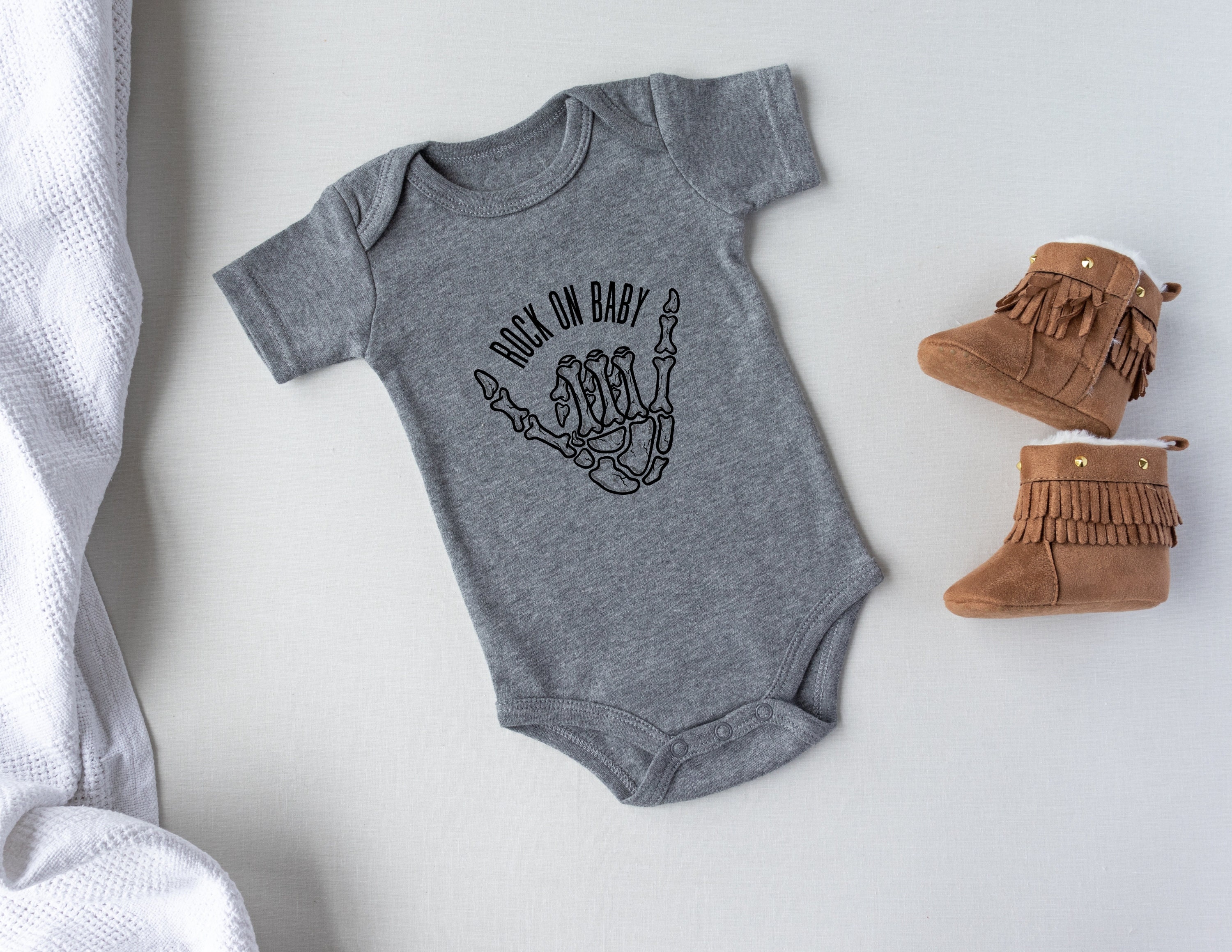 Rock on Baby Design, Rock Design, Instant Download, Digital File, Funky ...