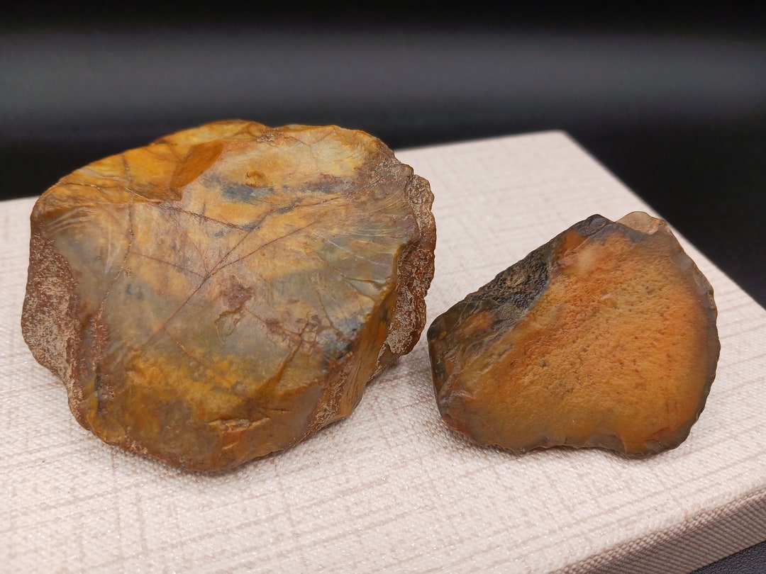 Pair of Golden Jasper Healing Stones for Meditation and Grid Work - Etsy