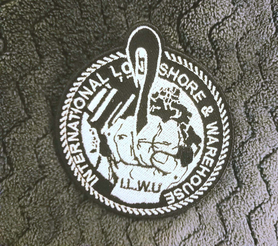 Embroidered Longshoreman Patch High Quality ILWU Hook and Fist Design ...