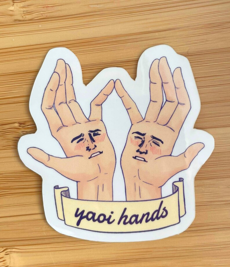 Yaoi Hands Sticker - Etsy