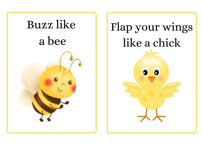 Printable Spring Movement Cards for Kids - Fun School or Home Activity ...