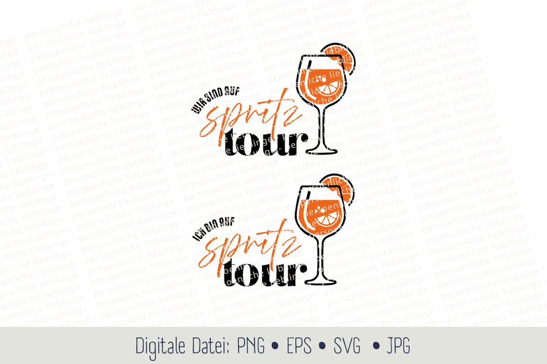 Aperol Spritz Cocktail Mixed Drink Plotter File Cricut Silhouette ...