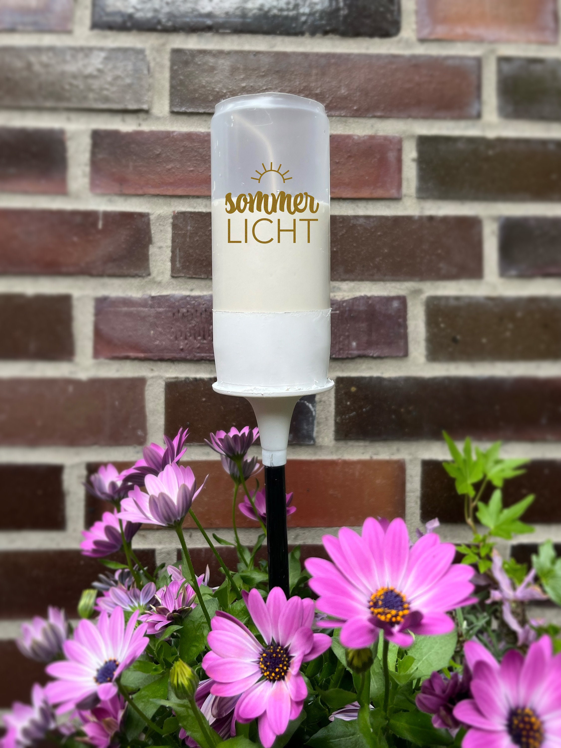 Sommerlicht - Gartenfackel - Kerze - Licht Plotterdatei Cricut Silhouette Plotter Digitale Datei ...