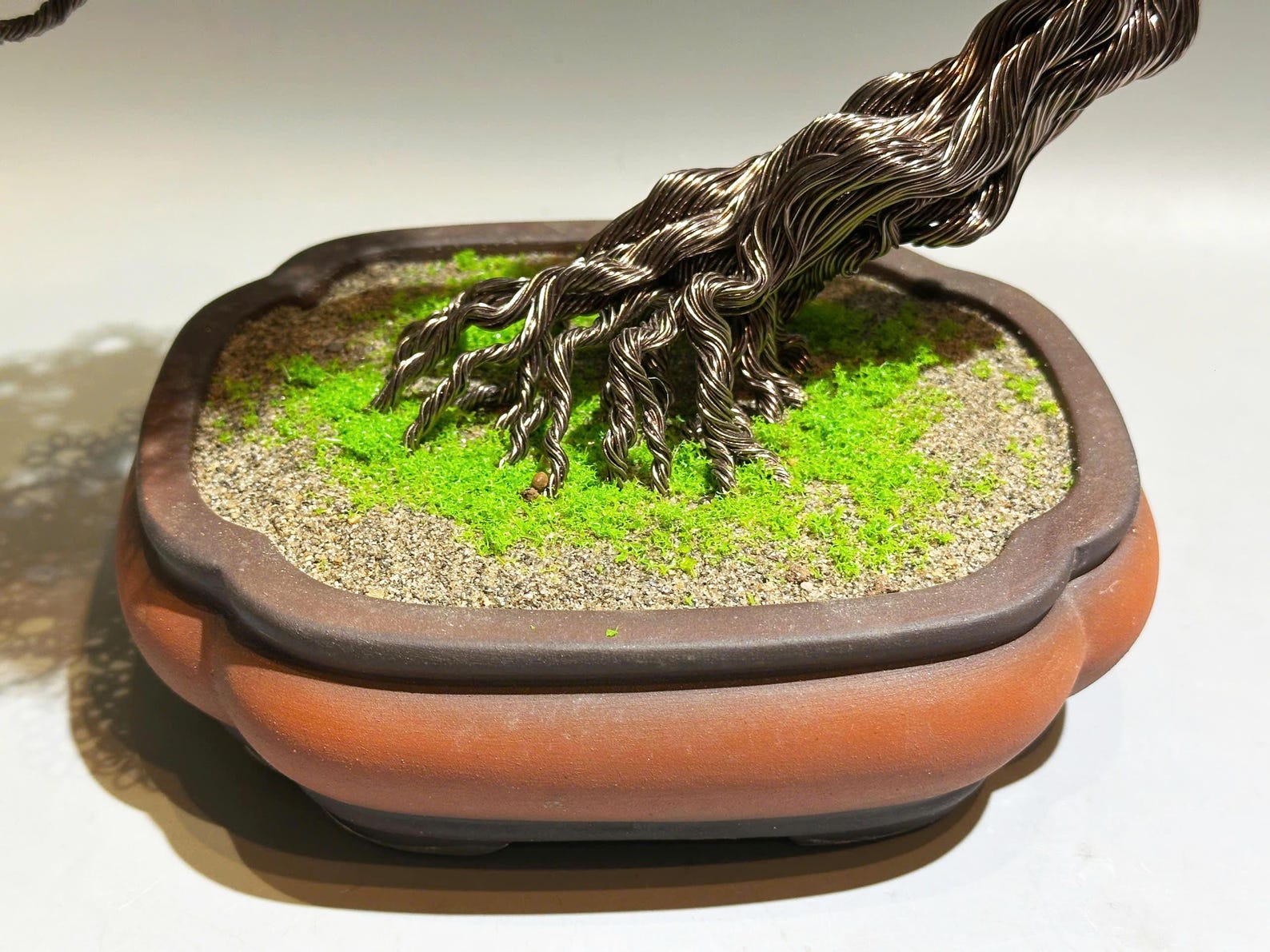 Copper Wire Bonsai Tree, TV Shelf Decoration, Home Deco, Bonsai Tree ...