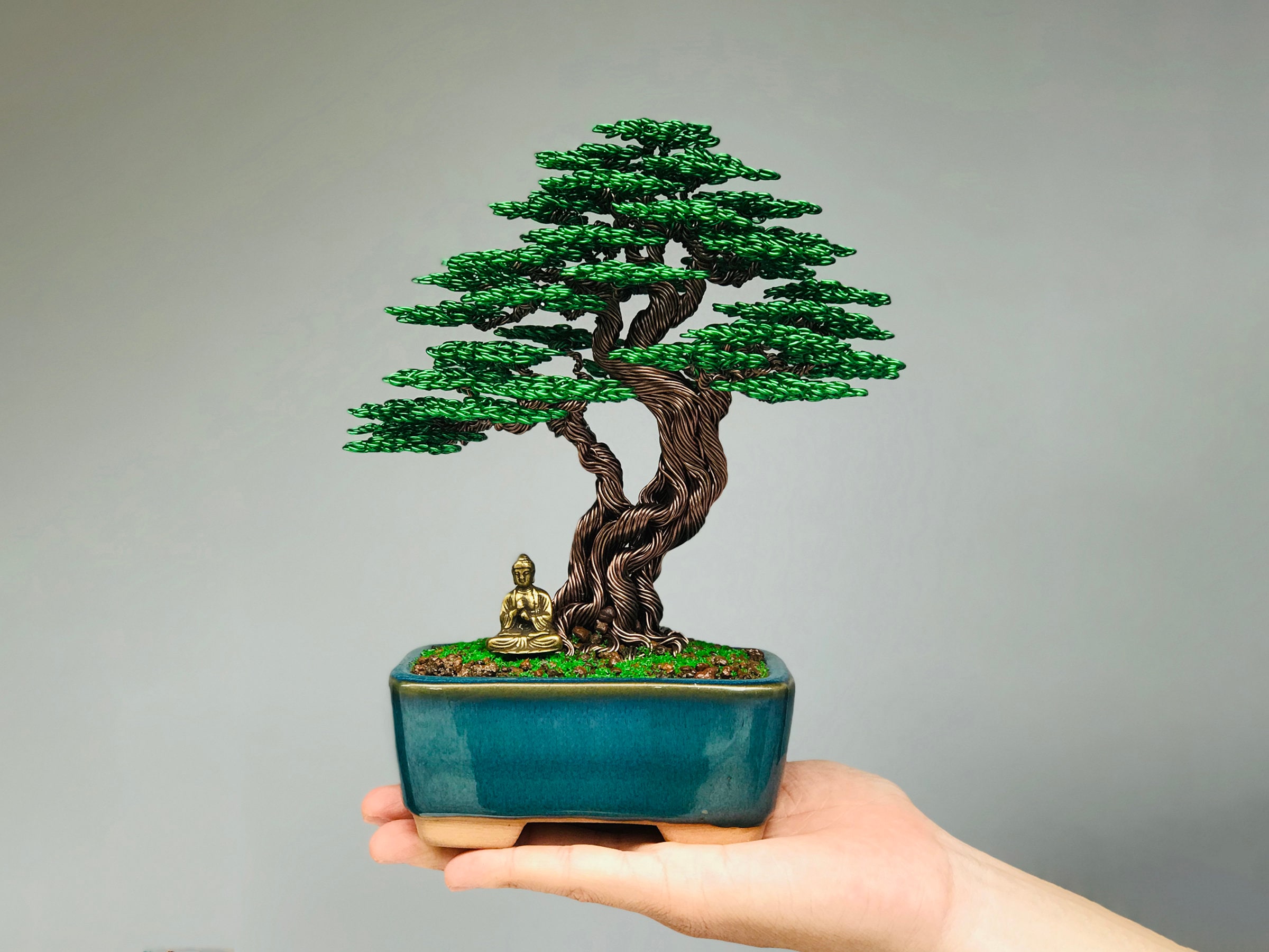 Wire Bonsai Tree, Bonsai Tree Art, Tree of Life, Wire Tree Sculpture ...