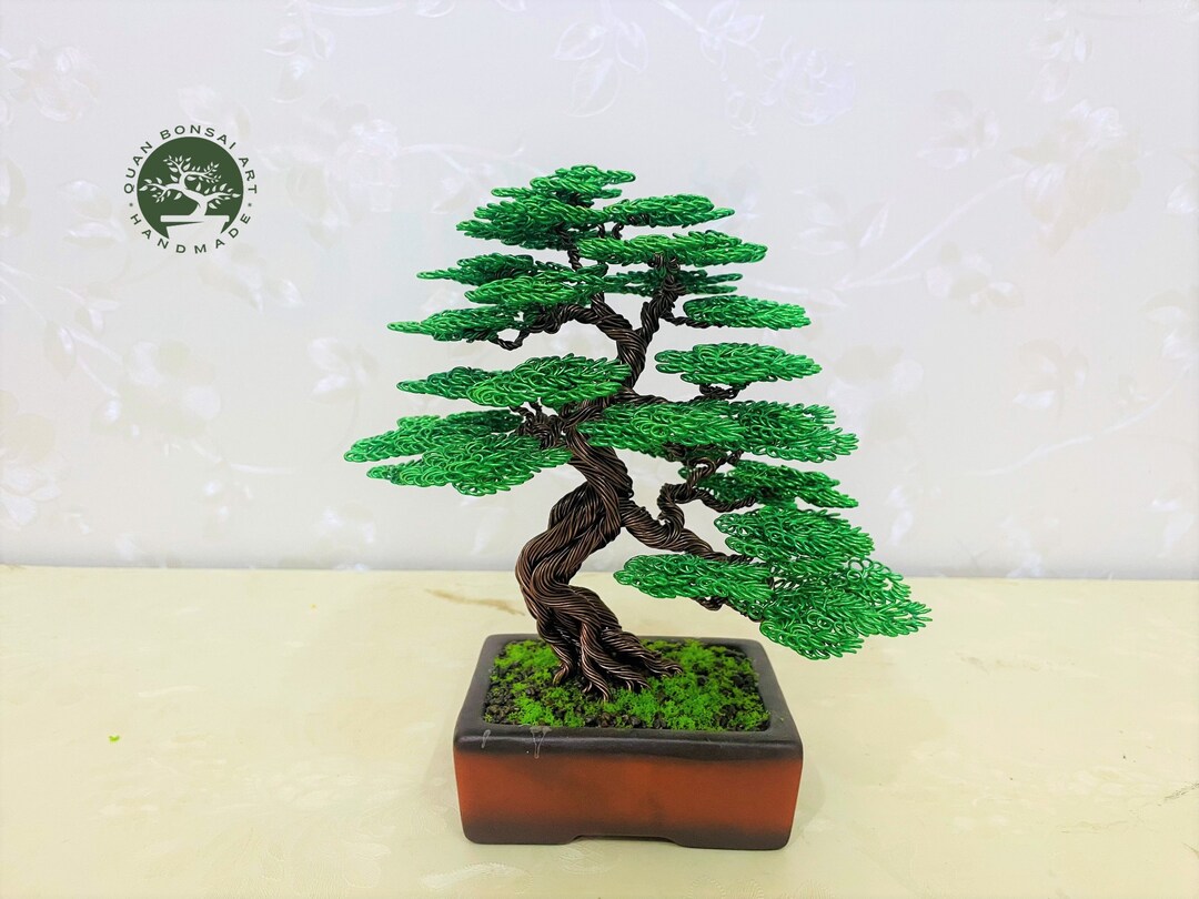 Copper Wire Bonsai Tree, Wire Tree Sculpture, Tree of Life, Copper Wire ...