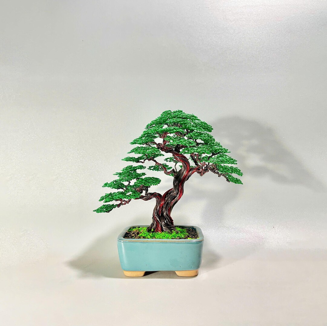 Copper Wire Bonsai Tree, Home Deco, Wire Tree Sculpture, Tree of Life ...