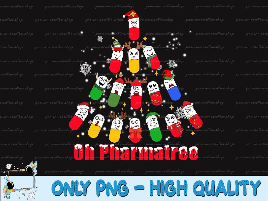 Pharmacy Christmas Tree Png, Pharmacy Techs & Pharmacists This ...