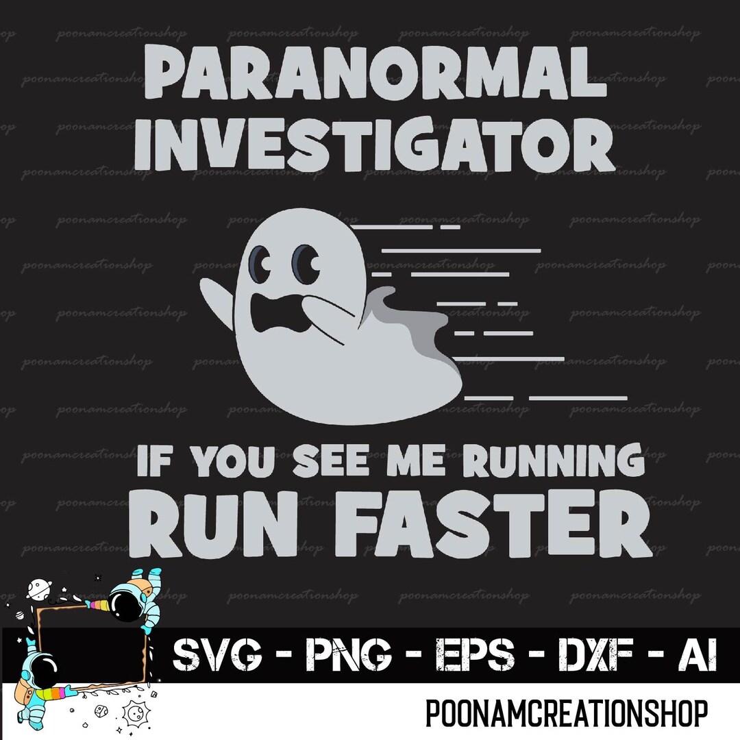 Spooky Ghost SVG, Perfect for Paranormal Investigators - Etsy