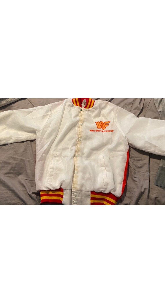 Vintage HULK HOGAN WWF Wrestling Wrestlemania jacket … - Gem