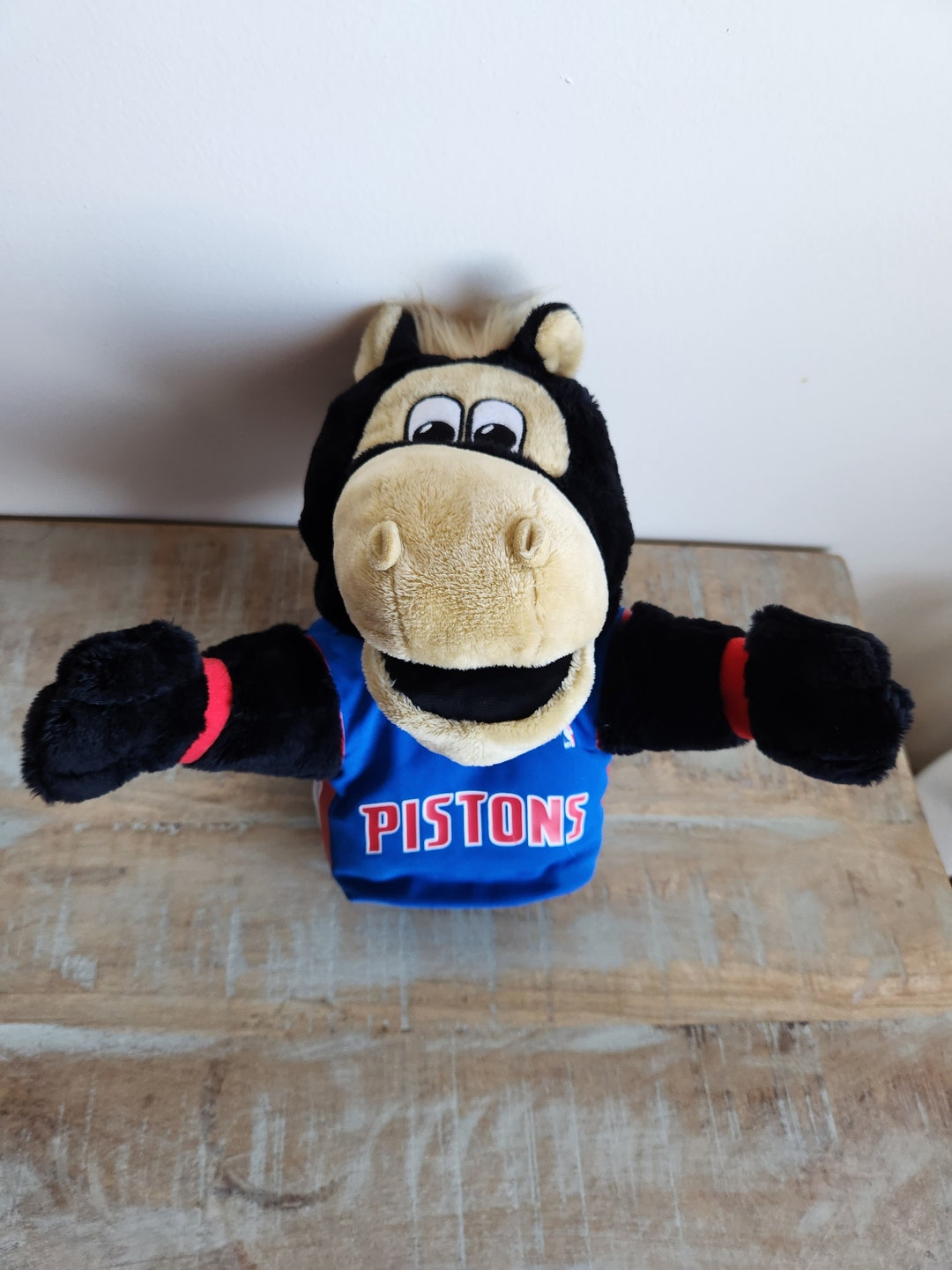 Vintage Detroit Pistons Mascot Hand Puppet NBA Basketball Gift Idea - Etsy