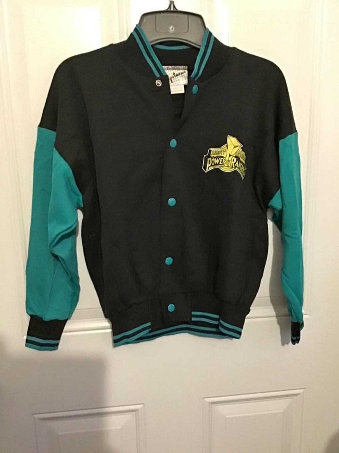 Vintage 1994 Mighty Morphin Power Rangers Varsity Style Jacket Retro Sz ...
