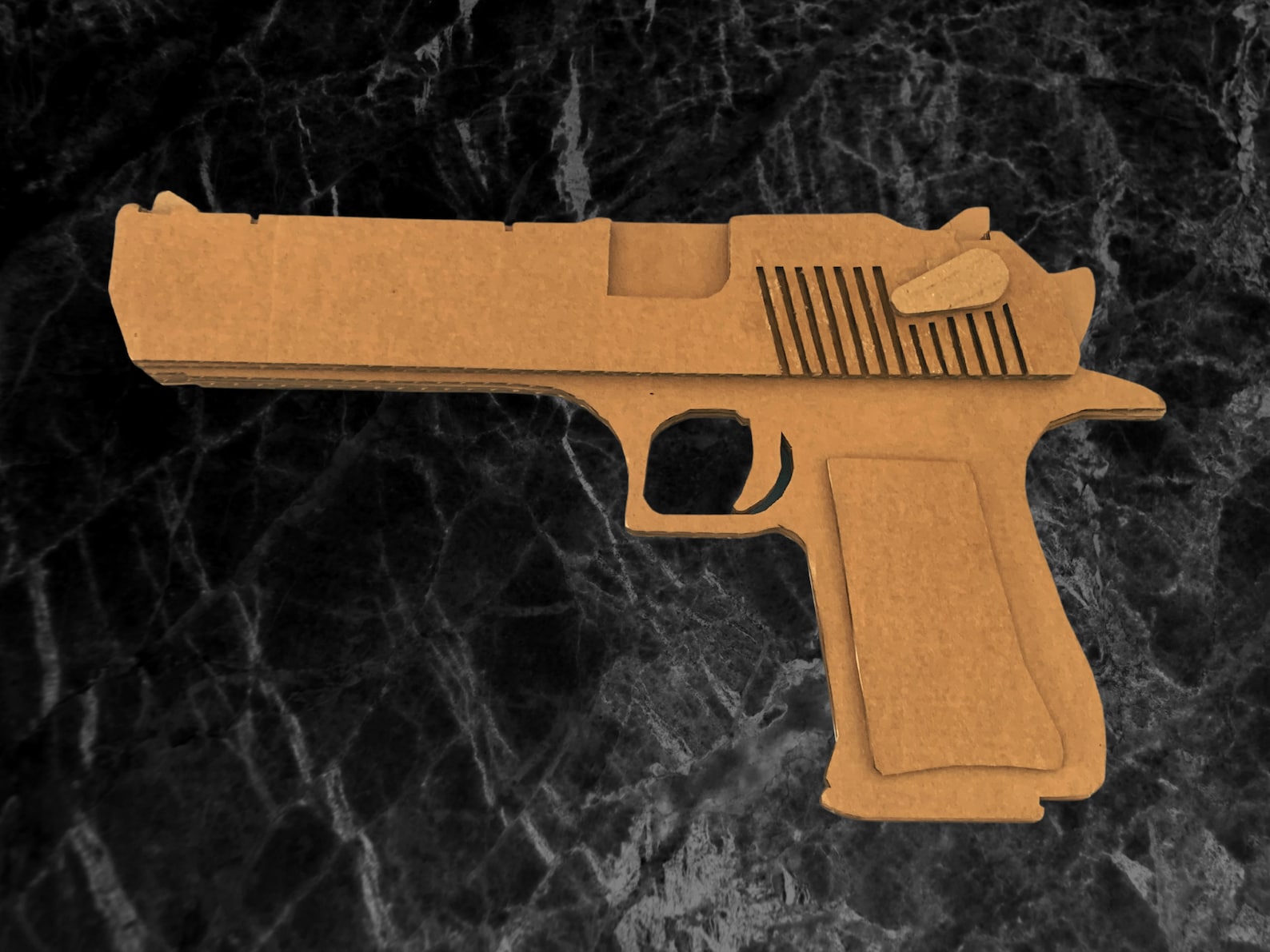 Cardboard Pistol, Digital Files Only, Cardboard Template, Kids Craft ...