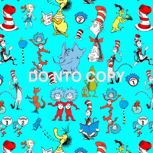 Dr Seuss Pattern - Etsy