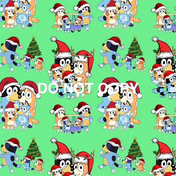 Bluey Pattern Png - Etsy