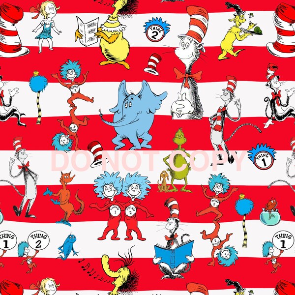 Dr Seuss Characters - Etsy