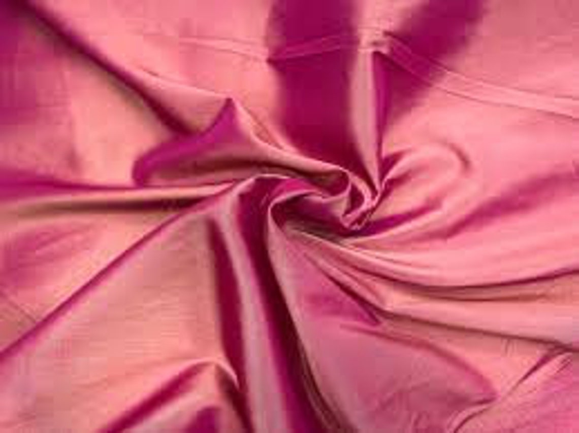 12 Colors Silk Taffeta Fabric, Taffeta Gown Fabric, Plain Taffeta ...