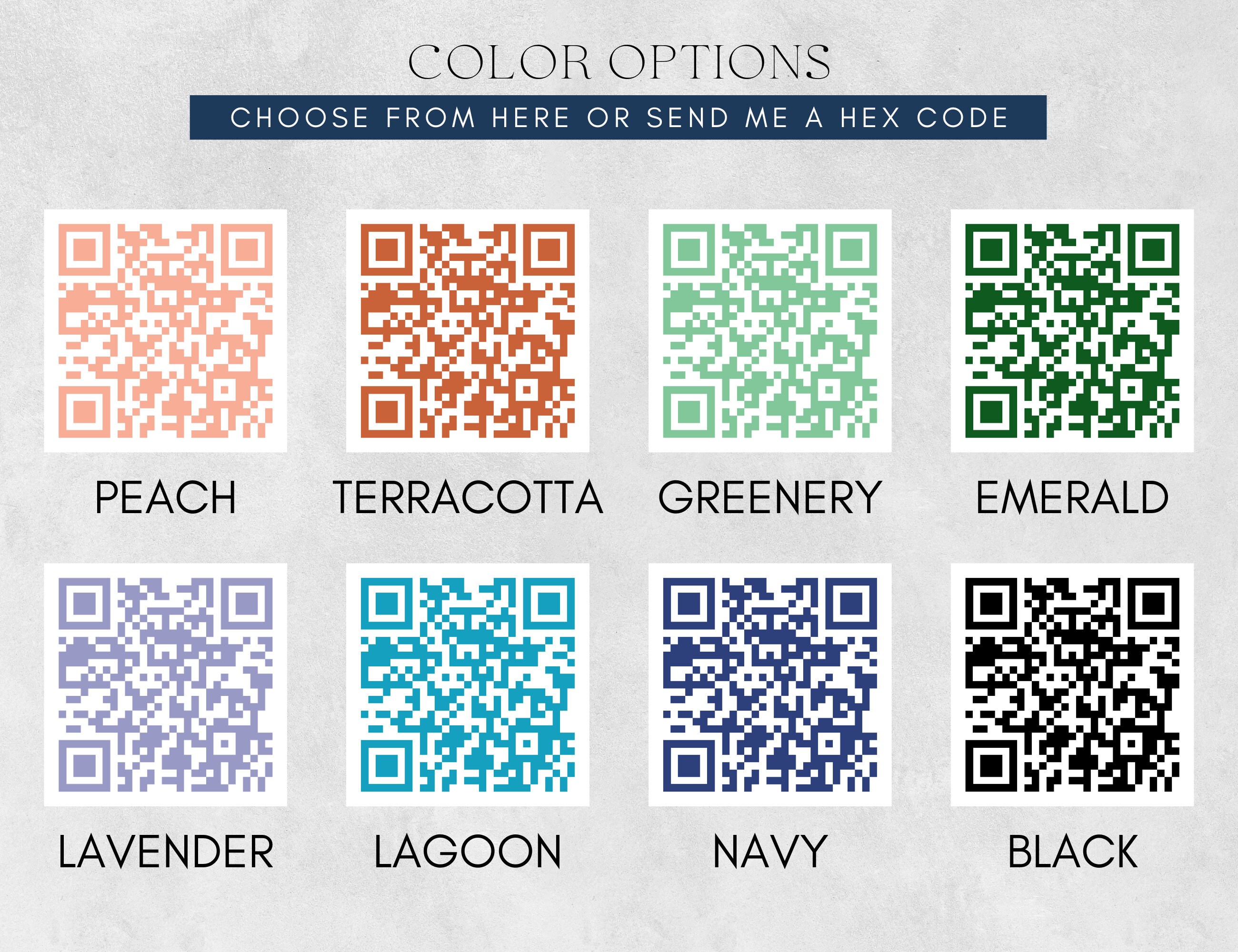 Custom Digital QR Code Png Download for Wedding Stationery, RSVP QR ...