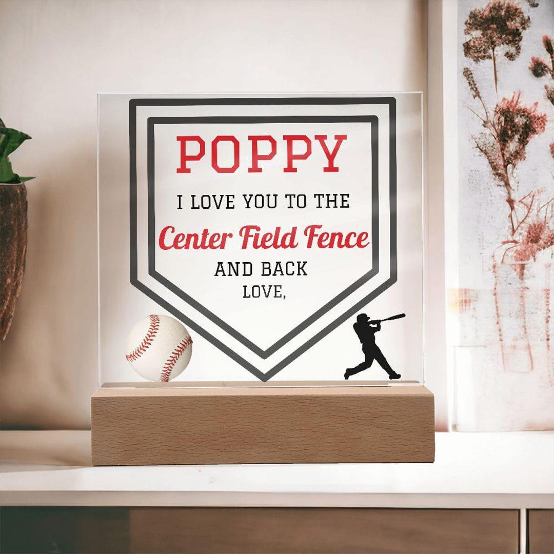 Gift for Poppy | Personalized Sign Off, Acrylic With LED Option ...