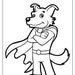 Kids Digital Coloring | Happy Funny Dogs Coloring Book, Printable Pages ...