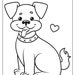 Kids Digital Coloring | Happy Funny Dogs Coloring Book, Printable Pages ...