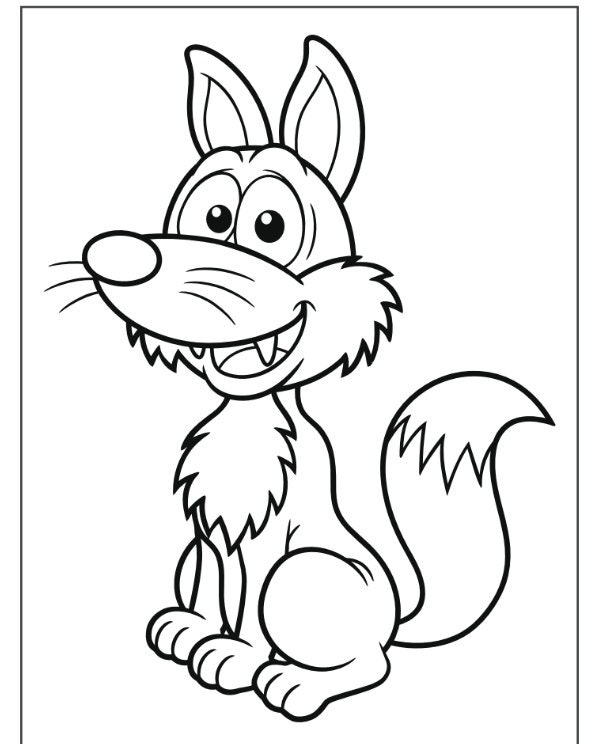 Kids Digital Coloring | Happy Funny Dogs Coloring Book, Printable Pages ...