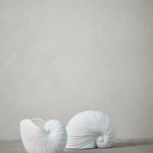 Modern Ceramic Shell Ornament: Beach Decor and Minimalistic Home Decor ...
