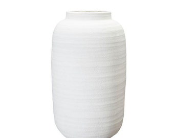 Large White Ceramic Vase - Etsy