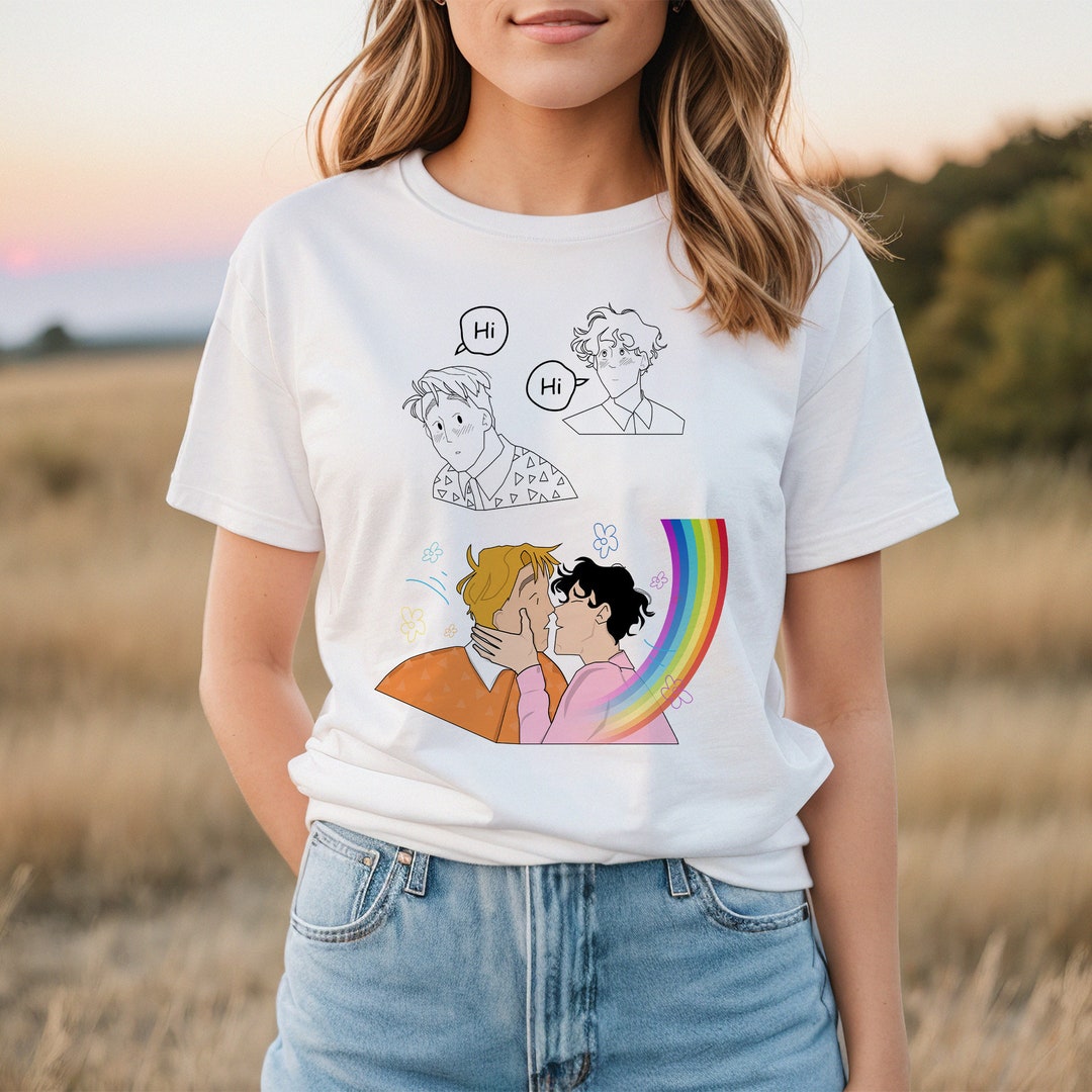 Charlie and Nick Kissing Heartstopper Classic T-shirt Nick - Etsy