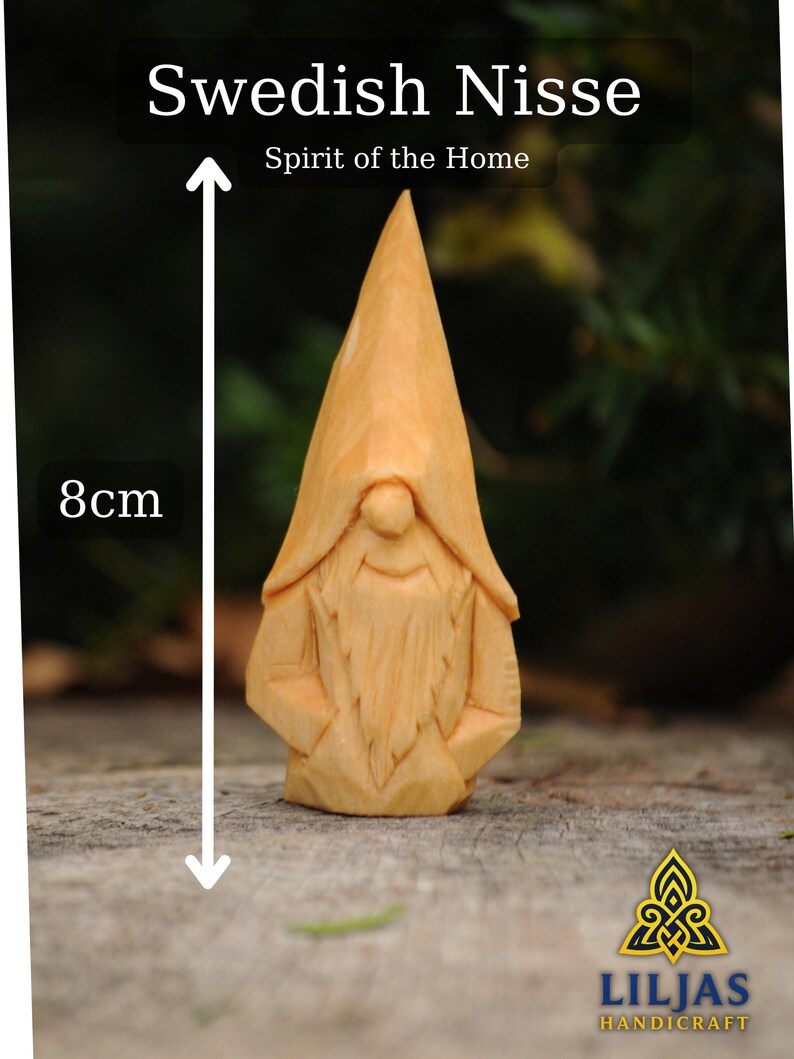 Hand-carved Swedish (gnome) Nisse – Official Numbered Series | Nordic ...