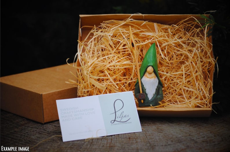 Hand-carved Swedish (gnome) Nisse – Official Numbered Series | Nordic ...