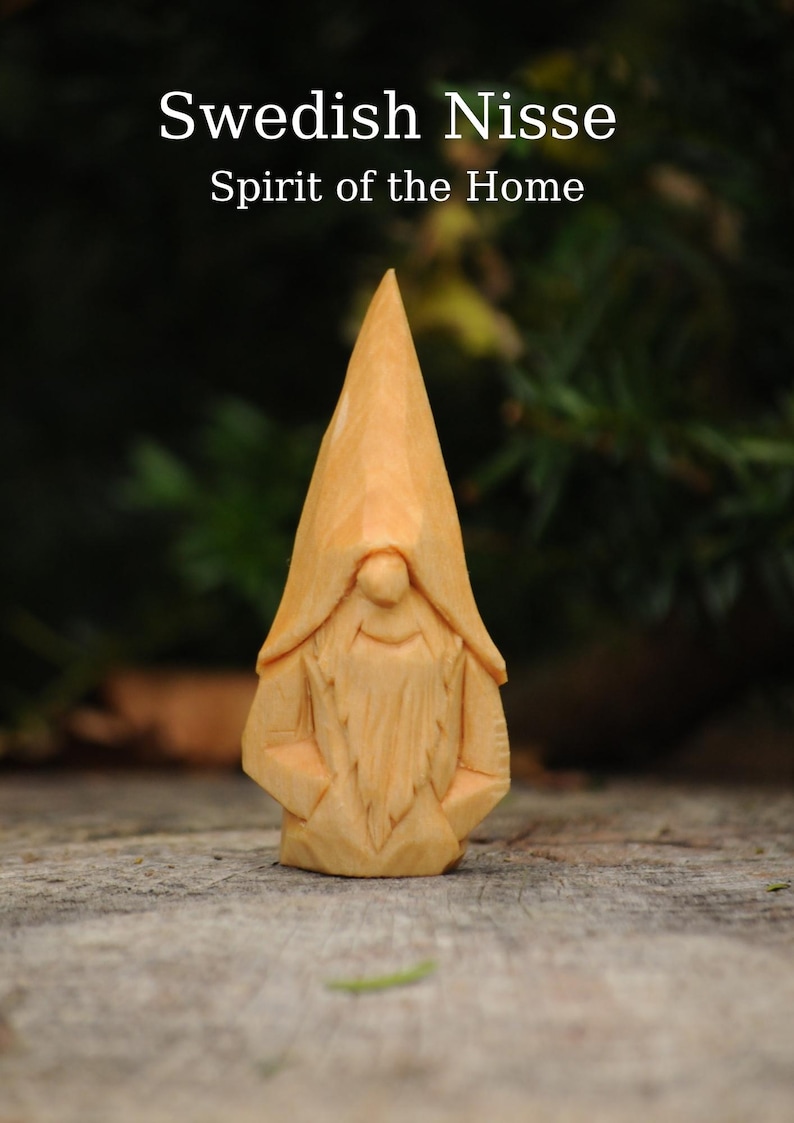 Hand-carved Swedish (gnome) Nisse – Official Numbered Series | Nordic ...