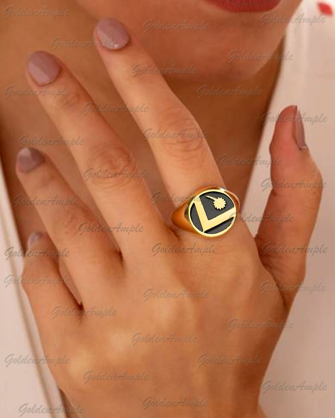 DC Legion of Superheroes Logo Solid 925 Sterling Silver Jewelry, Signet ...