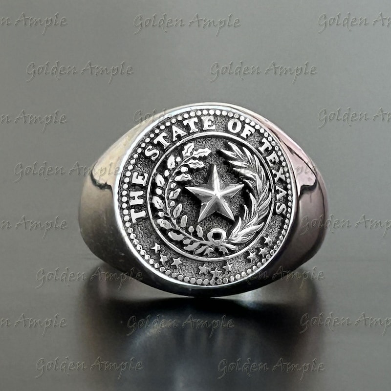 Texas Coin Ring - Etsy