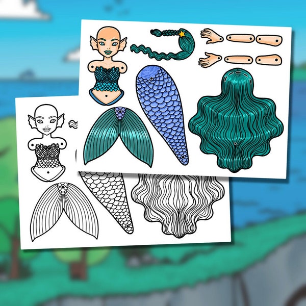 Articulated Paper Dolls - Etsy