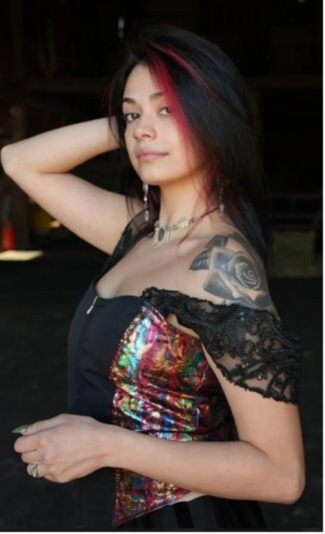 Rainbow Corset - Etsy