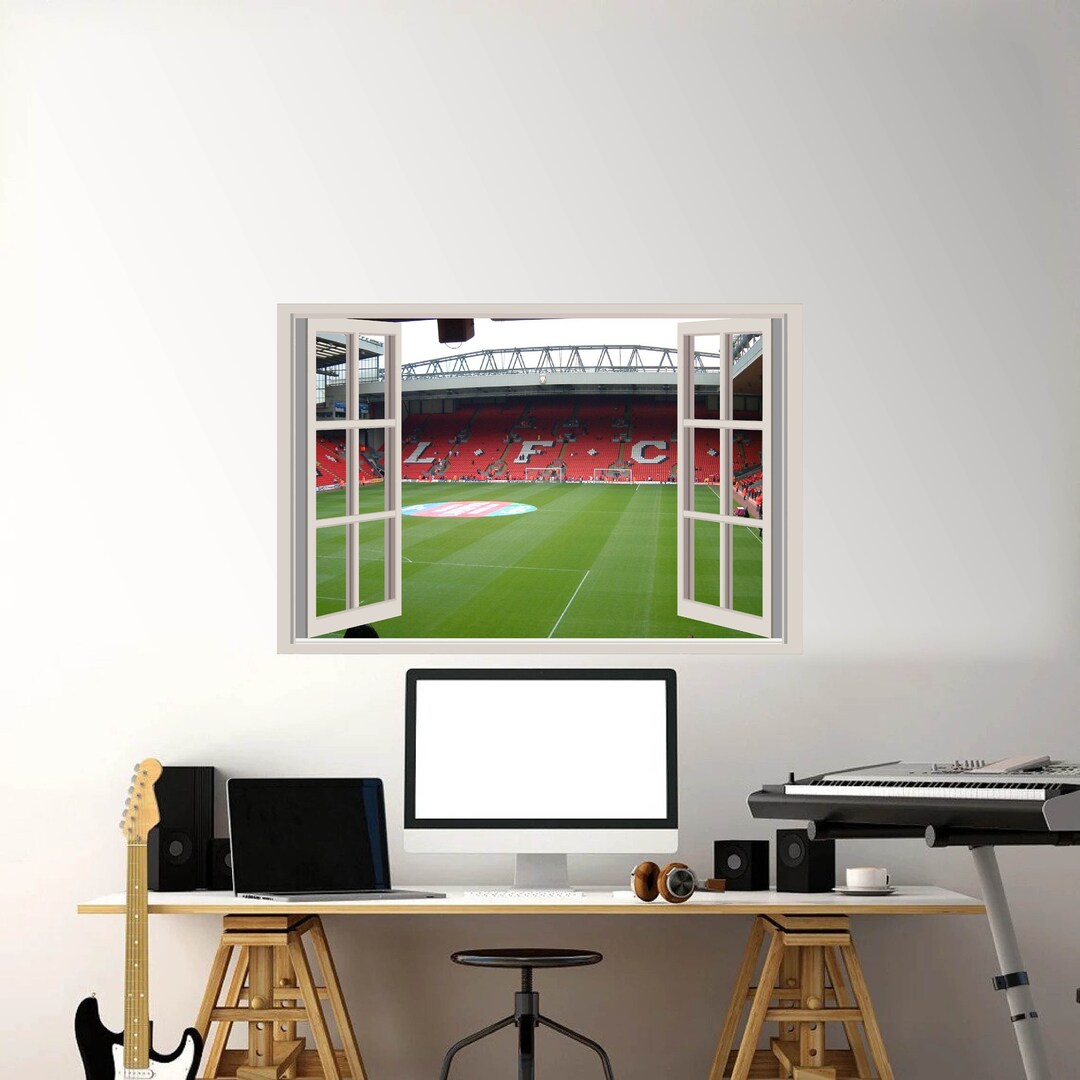 Football Stadium Wall Decal - Etsy