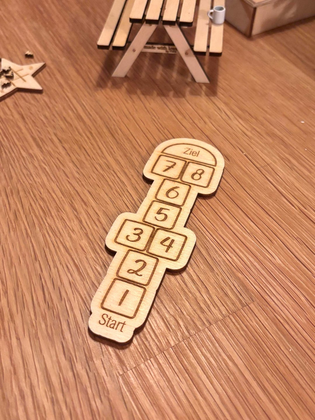 Mini Elf Games 3-in-1 Set – Elf Don’t Get Angry, Tic Tac Ho & Hopscotch ...