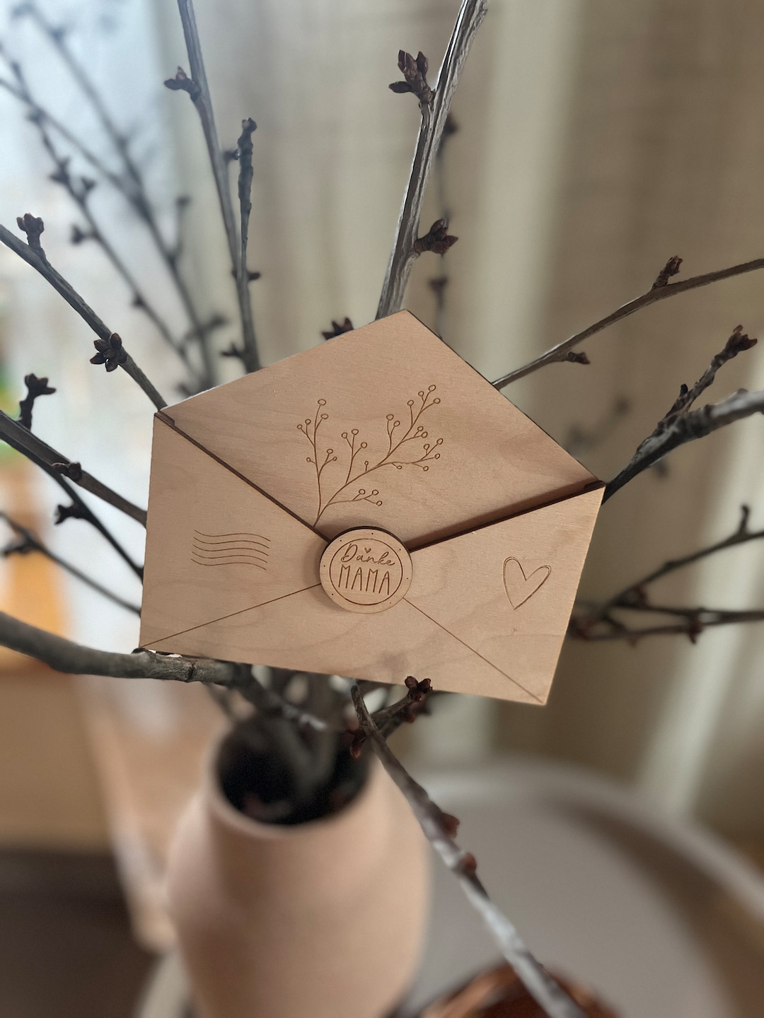 Mother's Day envelope DXF, SVG, AI, for Laser, Milling, Plasma or Water ...