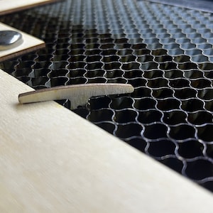 Laser Fixture Set and Honeycomb Bed Pins, Provided in DXF, SVG, and ...