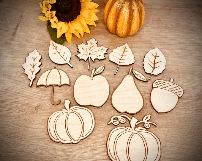 Pumpkins, Apple Crisp, Autumn Time Stacker Fall Sign, Fall Decor, 4.5 ...