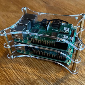 Raspberry Pi Stack Case, DXF, SVG, STL, Lightburn Files for Laser ...