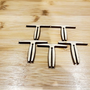 Laser Fixture Set and Honeycomb Bed Pins, Provided in DXF, SVG, and ...