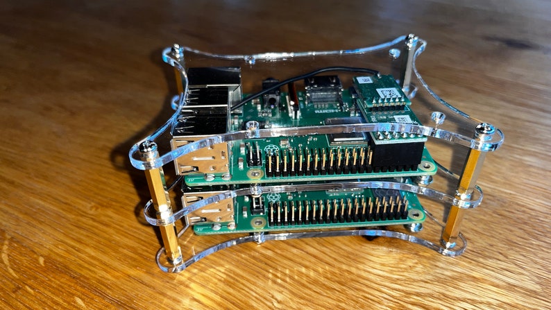 Raspberry Pi Stack Case, DXF, SVG, STL, Lightburn Files for Laser ...