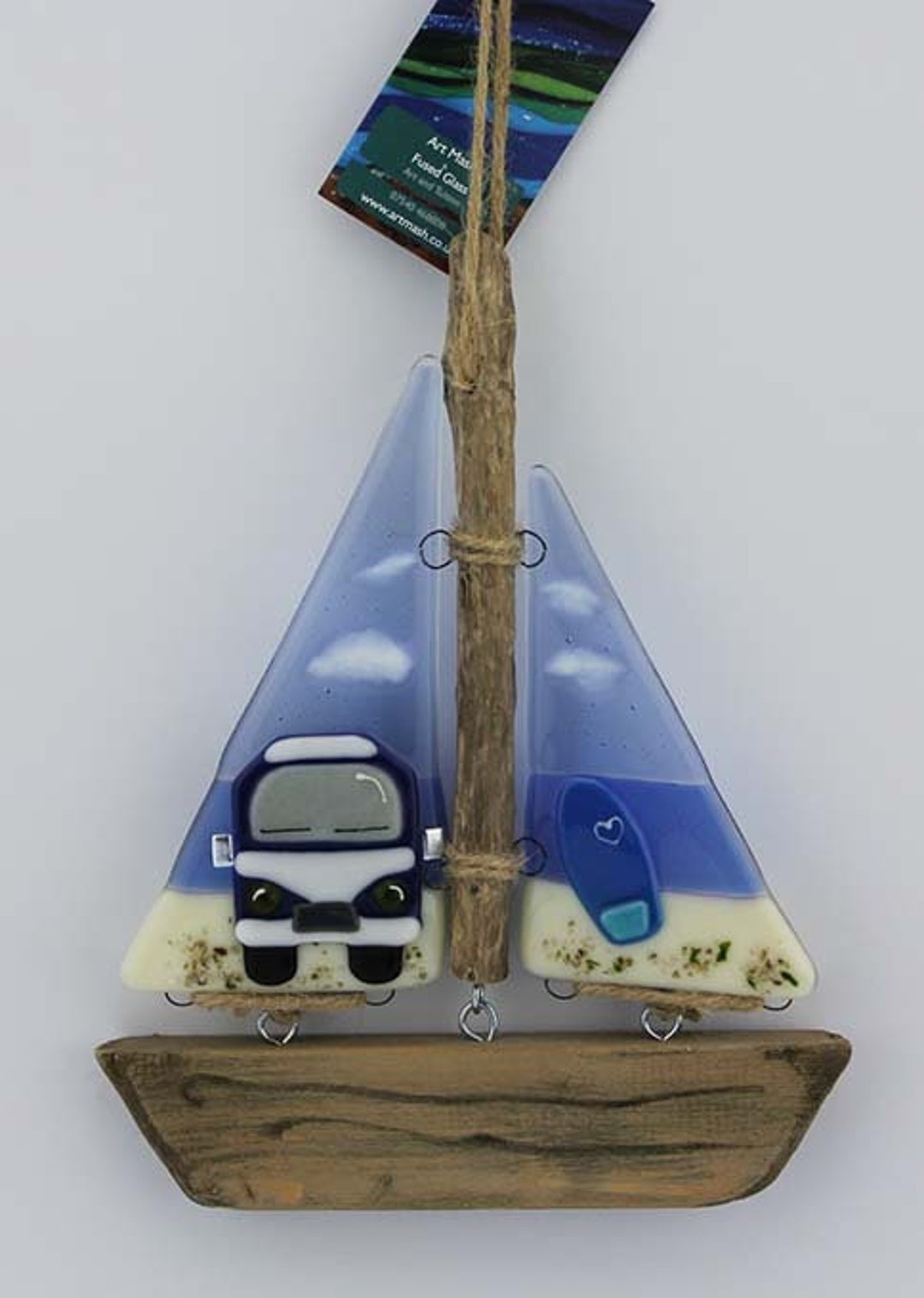 VW Campervan in Indigo Blue on the Beach - Etsy UK