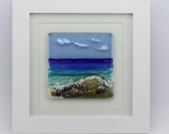 FUSED GLASS SEASCAPE - Etsy UK
